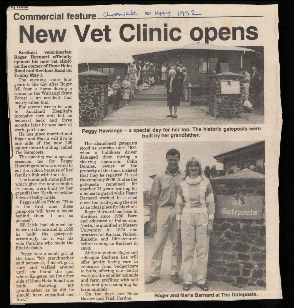 New vet clinic opens | Far North District Libraries Recollect
